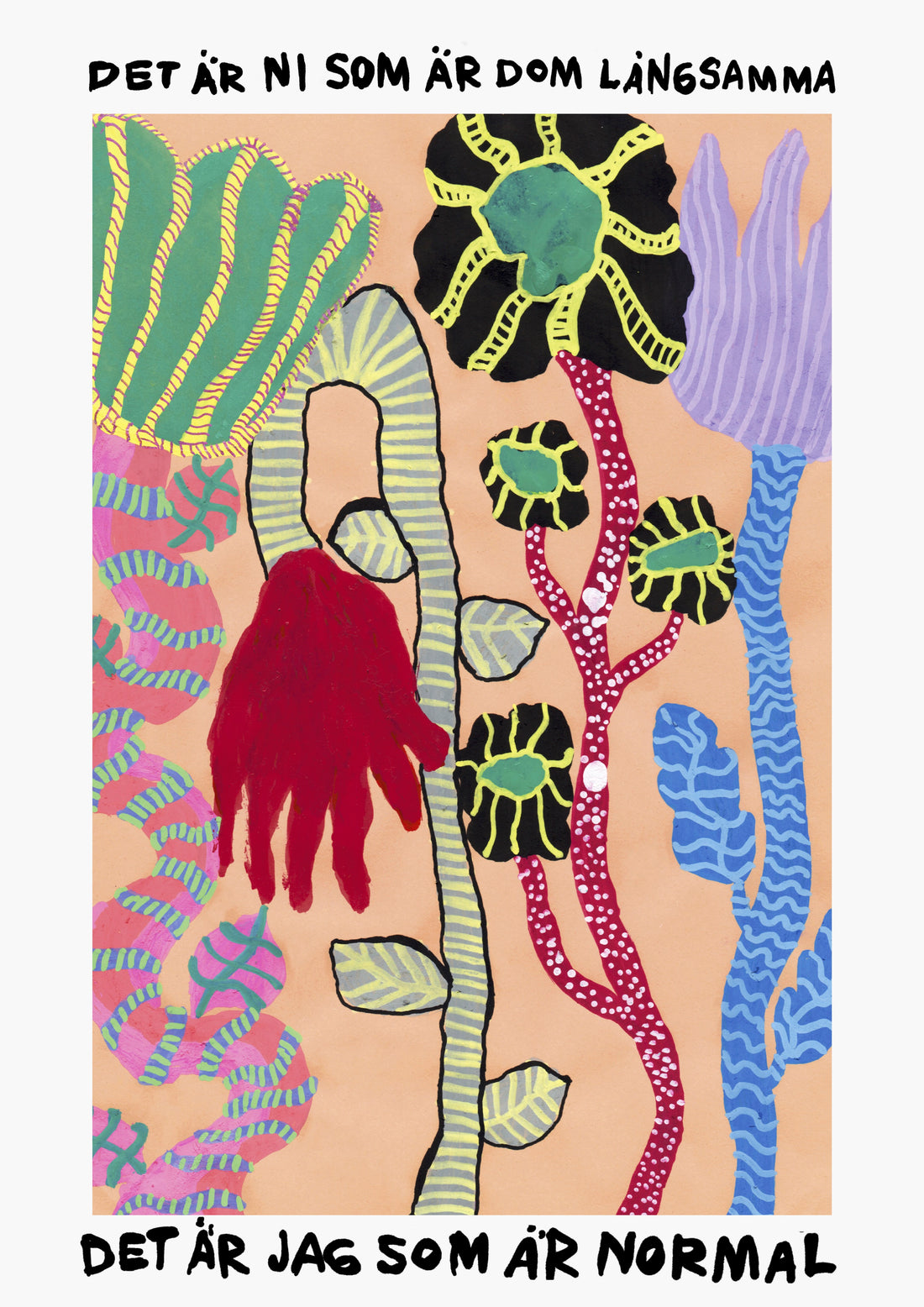 Det är ni som är dom långsamma – Version 2 – Jessica ritar